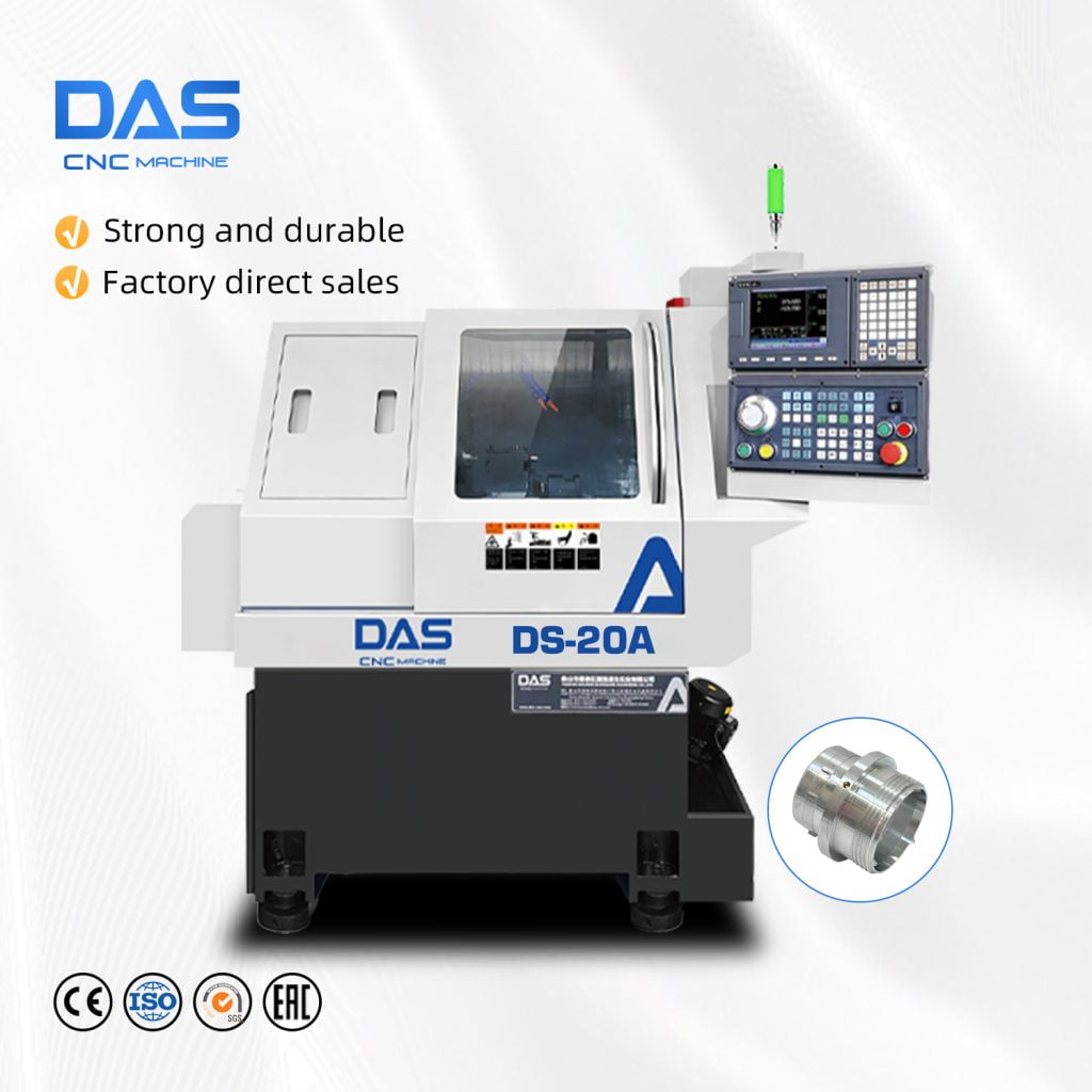 DS-20A Mini gang type CNC lathe with GSK/Syntec/Fanuc system controller ...